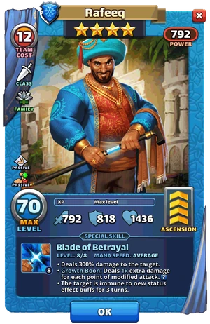 Rafeeq | Empires and Puzzles Wiki | Fandom