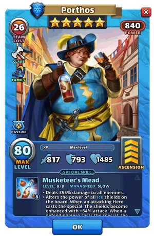 Porthos | Empires and Puzzles Wiki | Fandom