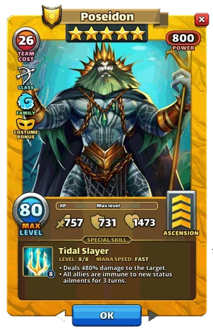 Poseidon | Empires and Puzzles Wiki | Fandom