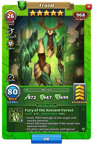 Frond | Empires and Puzzles Wiki | Fandom