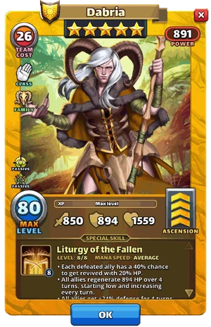 Dabria | Empires and Puzzles Wiki | Fandom