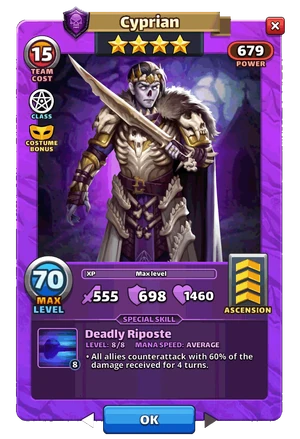 Cyprian | Empires and Puzzles Wiki | Fandom