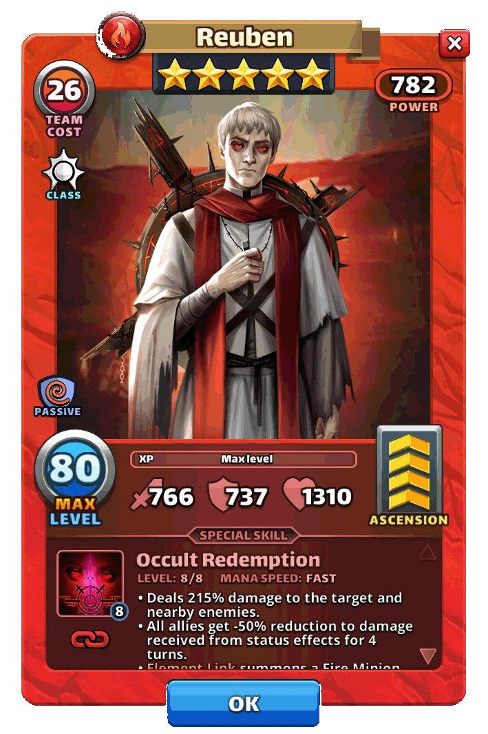 Reuben | Empires and Puzzles Wiki | Fandom