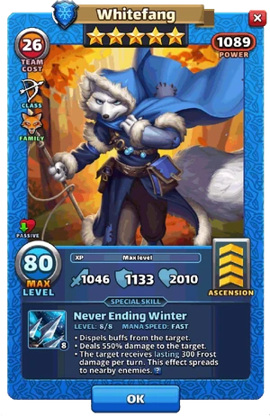 Whitefang | Empires and Puzzles Wiki | Fandom