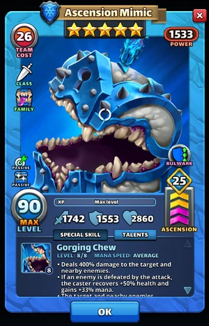 Ascension Mimic (Ice) | Empires and Puzzles Wiki | Fandom