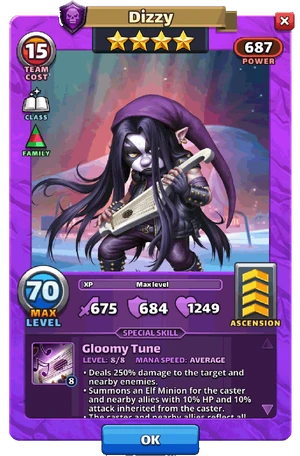 Dizzy | Empires and Puzzles Wiki | Fandom