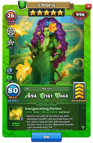 Chloris | Empires and Puzzles Wiki | Fandom