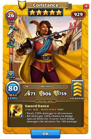 Constance | Empires and Puzzles Wiki | Fandom