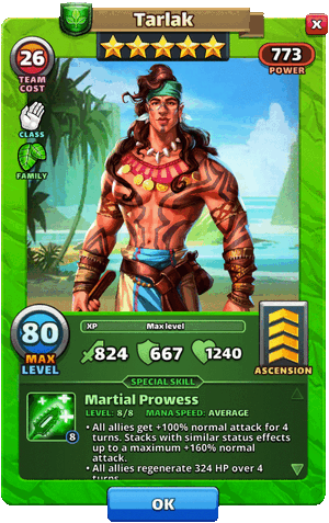 Tarlak | Empires and Puzzles Wiki | Fandom