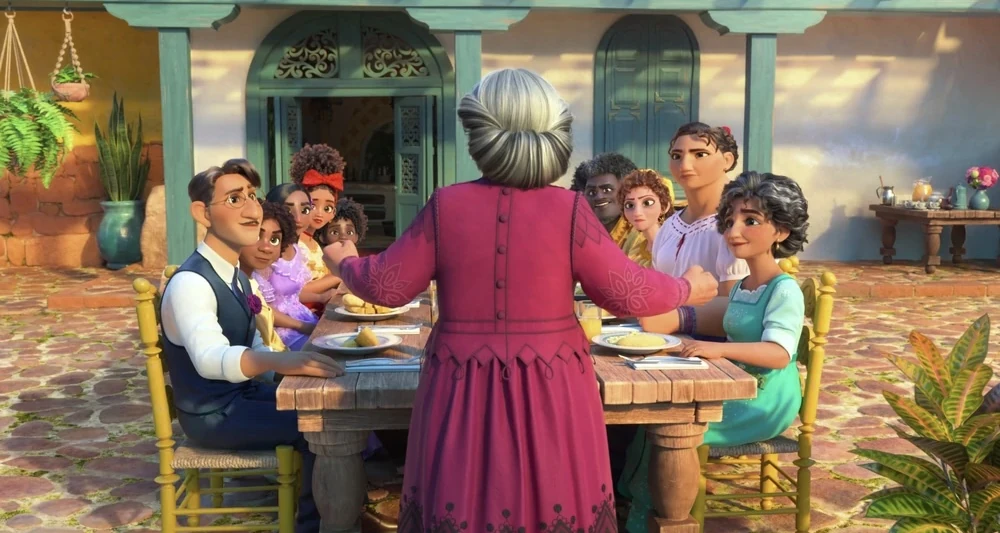 Family Breakfast Scene