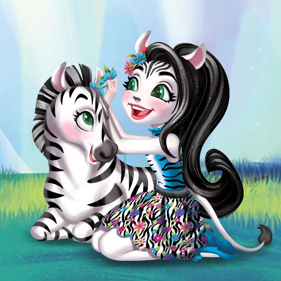 Zelena Zebra | Enchantimals Wiki | Fandom