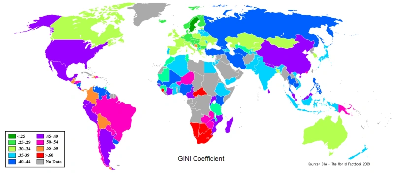Coefficiente di Gini | Enciclopedia dell'Economia Wiki | Fandom