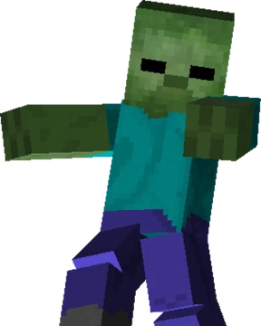 Minecraft Zombie Transparent Background