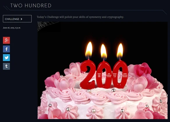 Two Hundred | Endgame ARG Wiki | Fandom