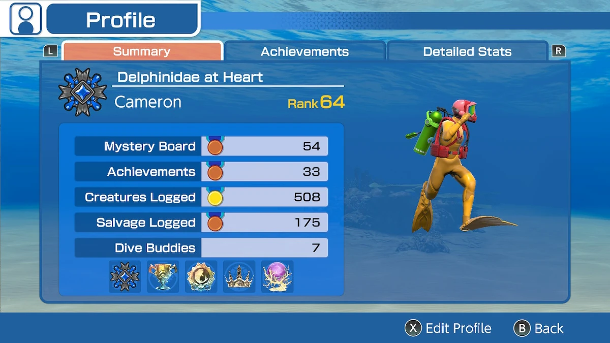 Profile | Endless Ocean Wiki | Fandom