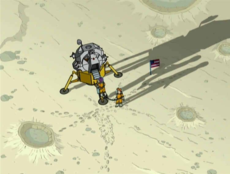 Original Lunar Landing Site | Futurama Wiki | Fandom