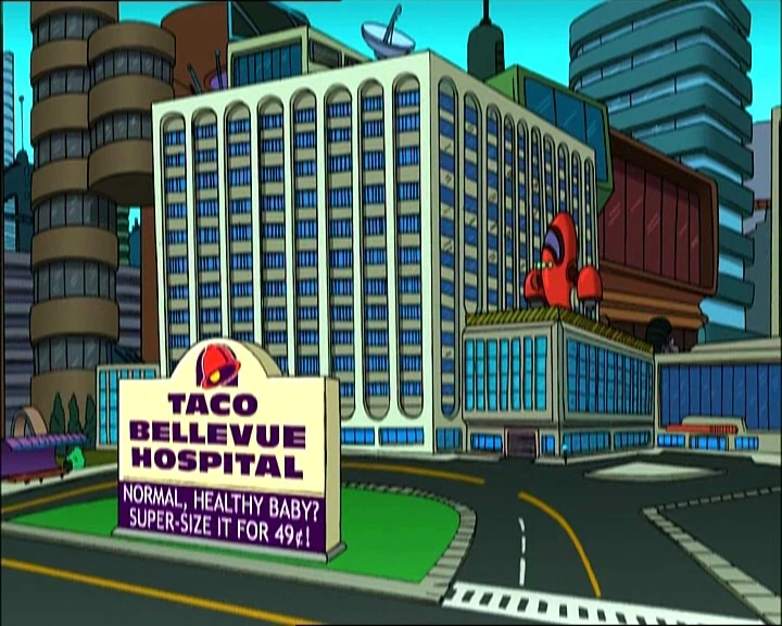 Taco Bellevue Hospital | Futurama Wiki | Fandom