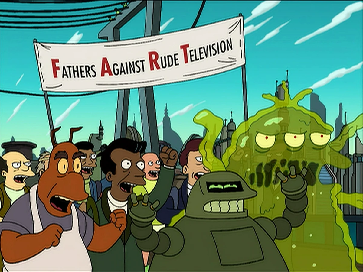 Fathers Against Rude Television | Futurama Wiki | Fandom