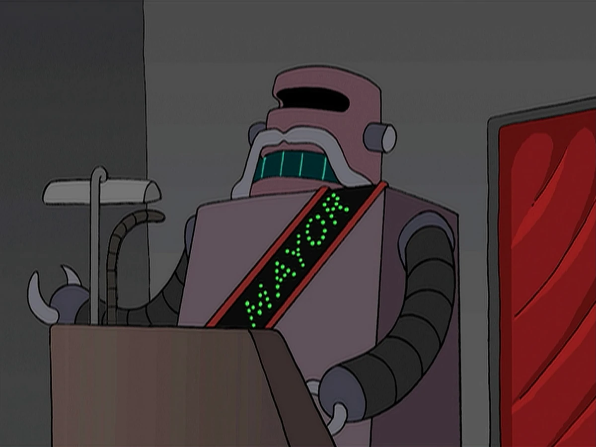Robot Mayor | Futurama Wiki | Fandom