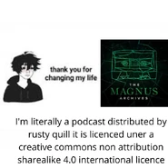 The Magnus Archives is a Podcast | ENG 590 Meme Analysis Wiki | Fandom