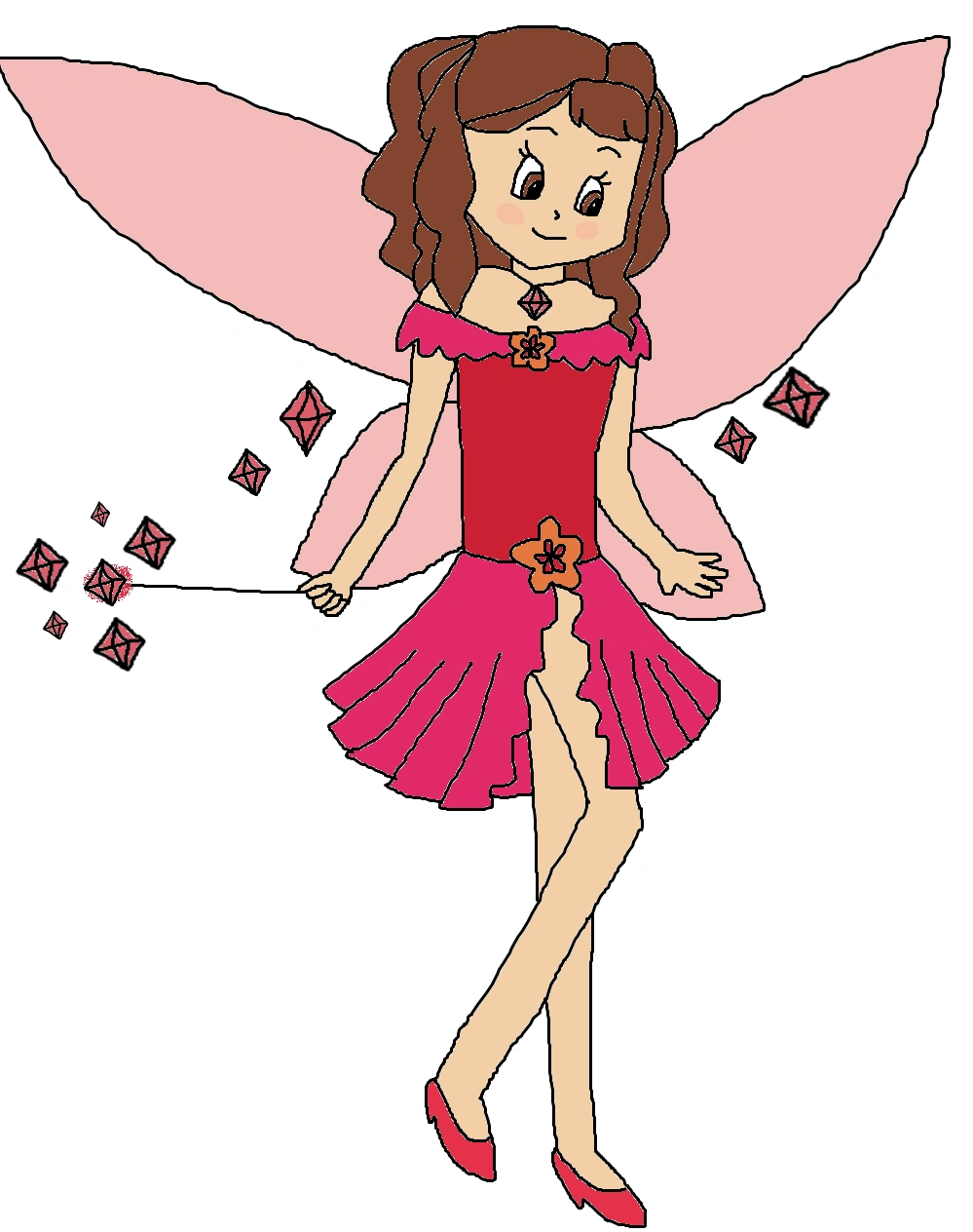 Scarlett the Garnet Fairy | English and Non-engish voice over and ...