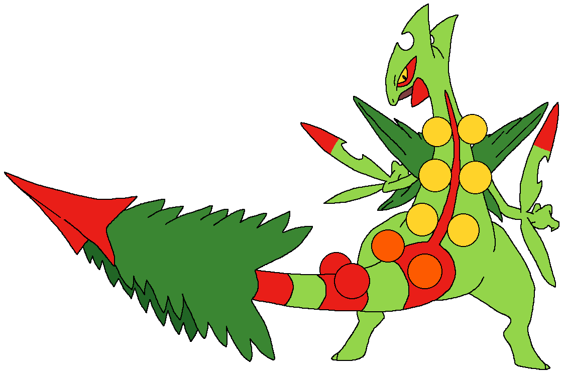 Pokemon: Topaz and Aquamarine (Video Game) (2022)/Mega Evolution ...