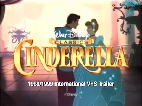 Cinderella VHS Trailer | English and Non-engish voice over and dubbing ...