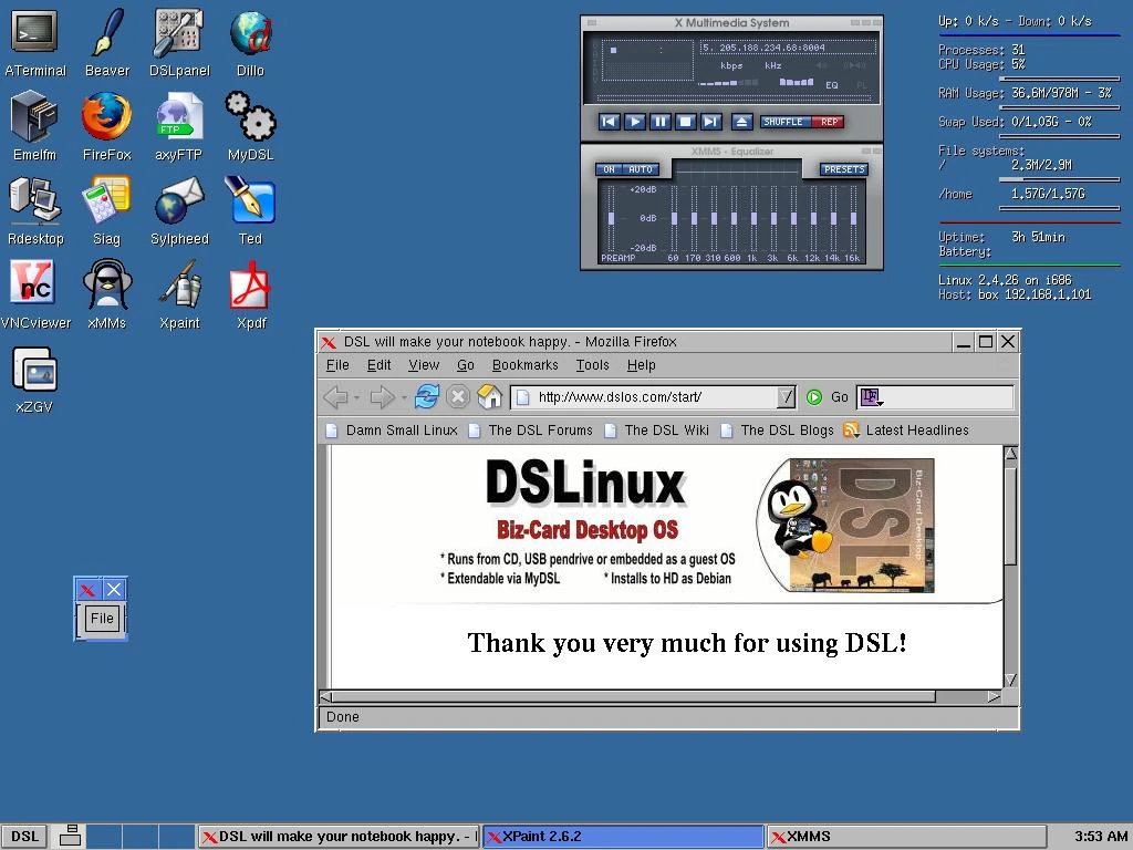 Damn Small Linux (DSL) | Linux Wiki | Fandom