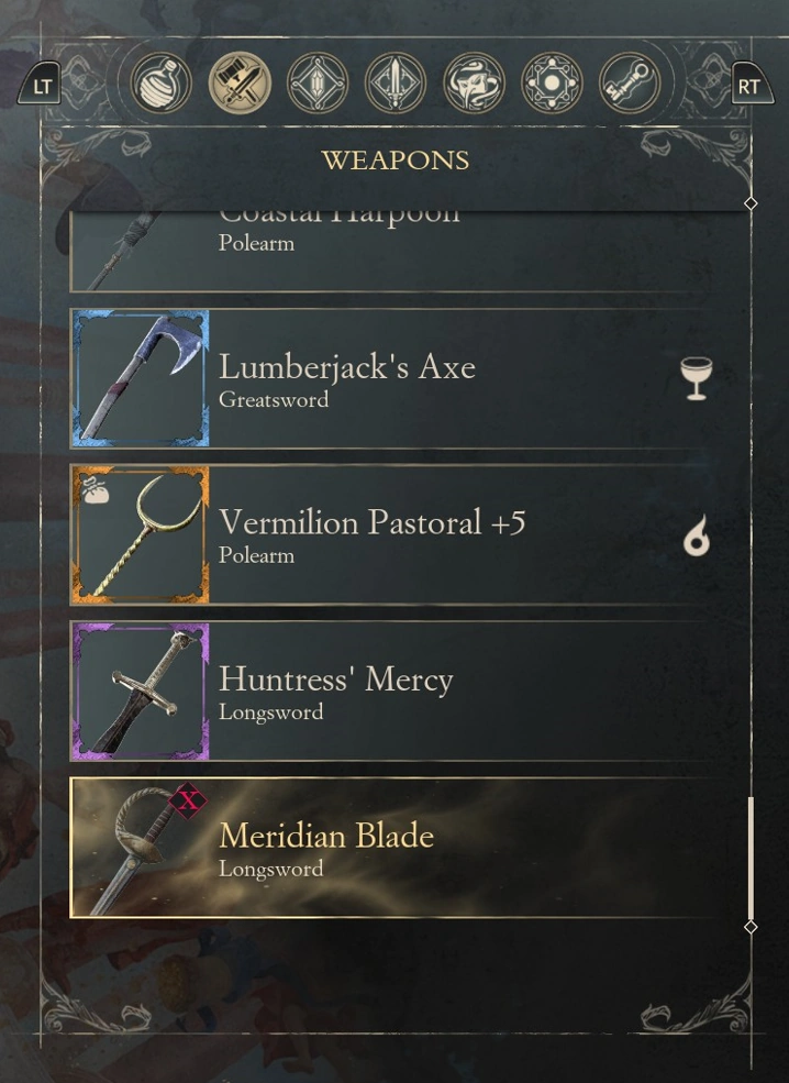 Weapon rarity | Enotria: the last song Wiki | Fandom