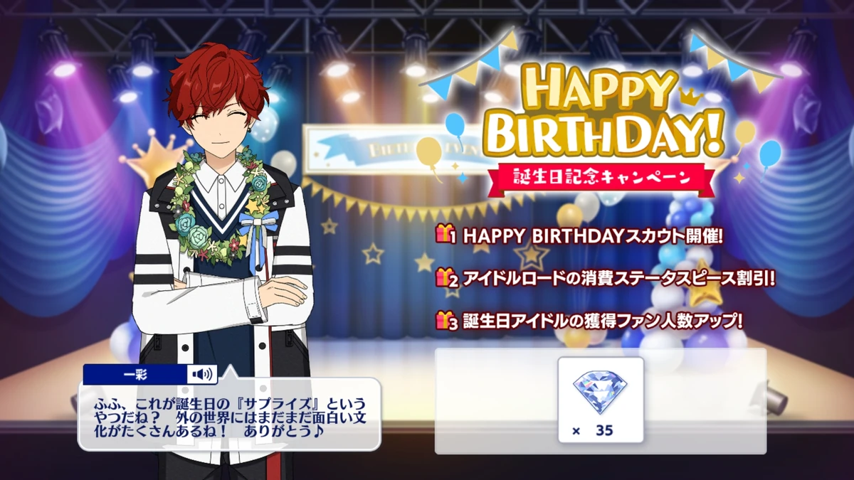 Birthdays/2021/Login | The English Ensemble Stars Wiki | Fandom
