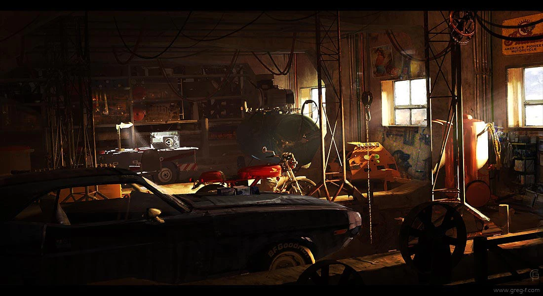 Le Garage de Frank | Wiki ENSLAVED | Fandom