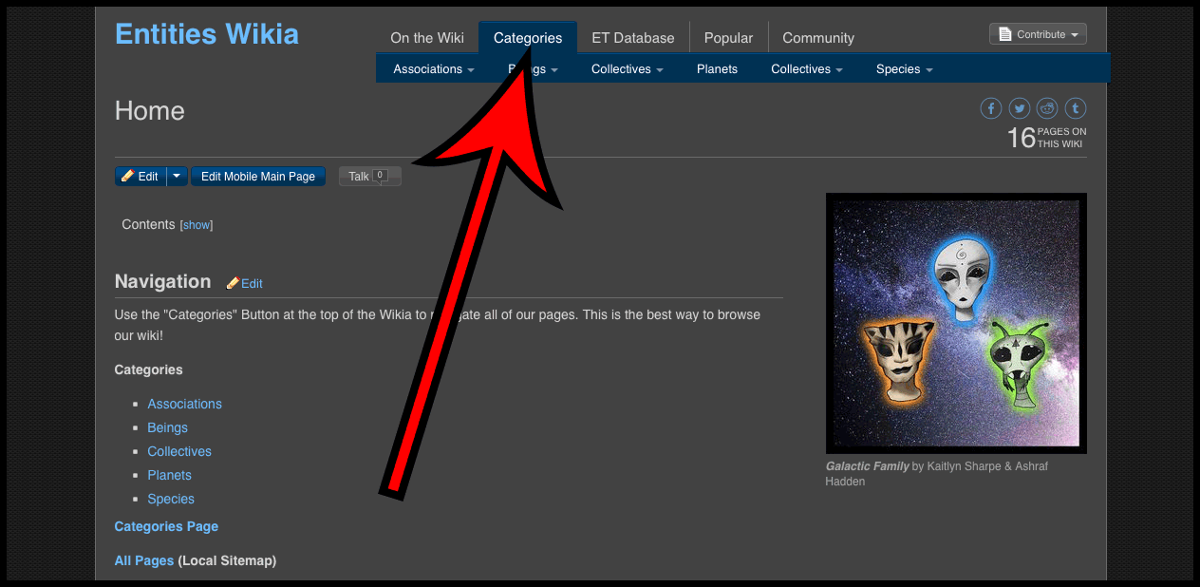 Categories | Entities Wikia | Fandom