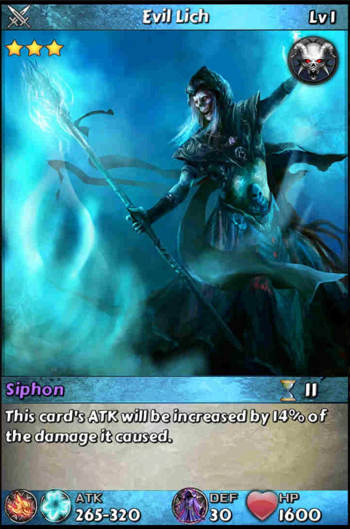 Evil Lich | Epic Cards Battle Wiki | Fandom