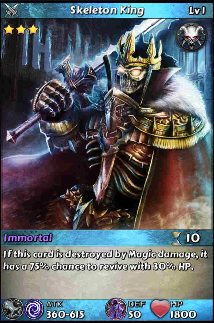 Skeleton King | Epic Cards Battle Wiki | Fandom