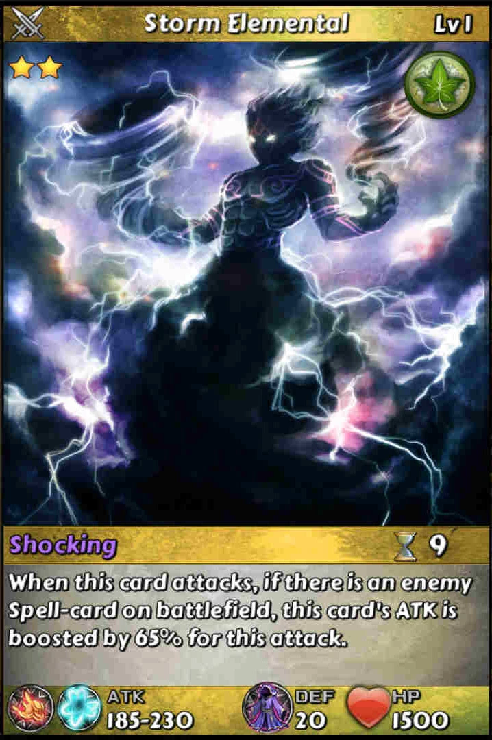 Storm Elemental | Epic Cards Battle Wiki | Fandom