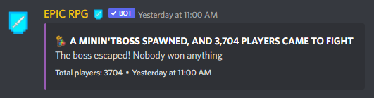 Regular Events | EPIC RPG Wiki | Fandom