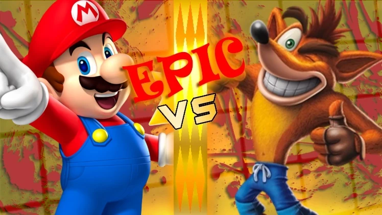 Mario vs Crash Bandicoot | Epic VS Wiki | Fandom