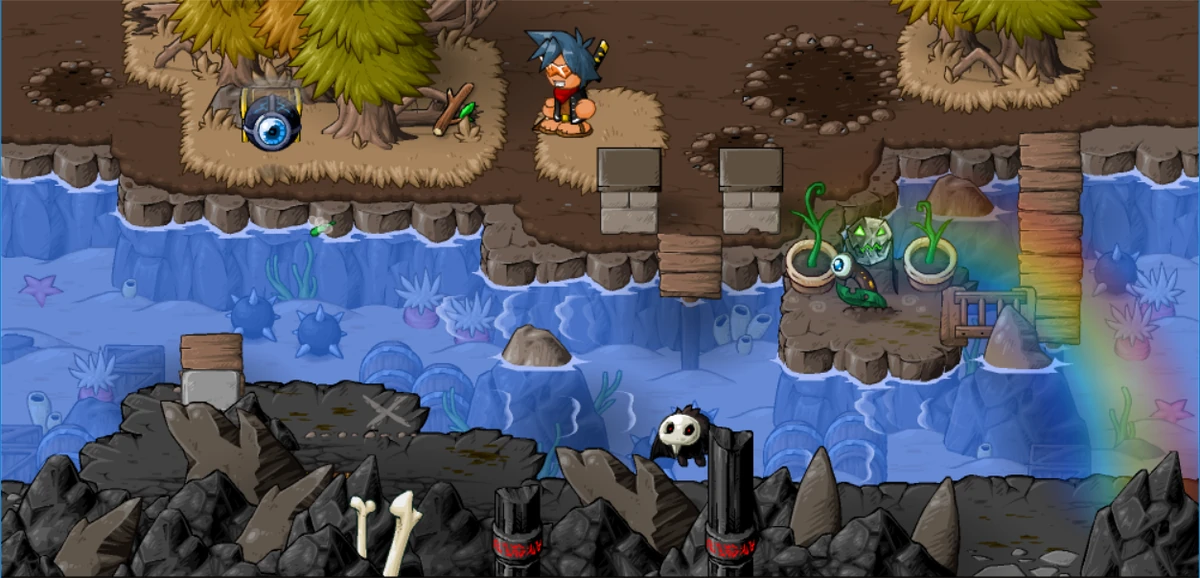 Epic Battle Fantasy 5 Map/H6 Rainbow River | Epic Battle Fantasy Wiki ...