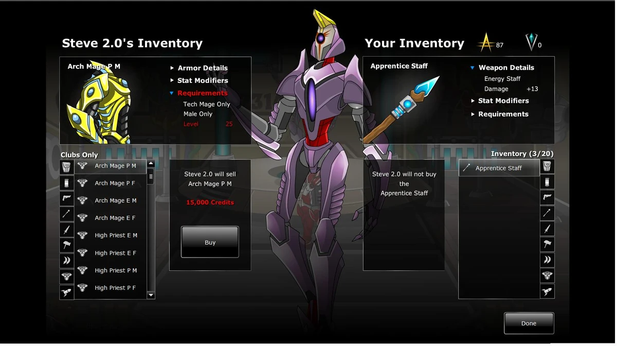 Steve 2.0's Inventory | Epic Duel Wiki | Fandom