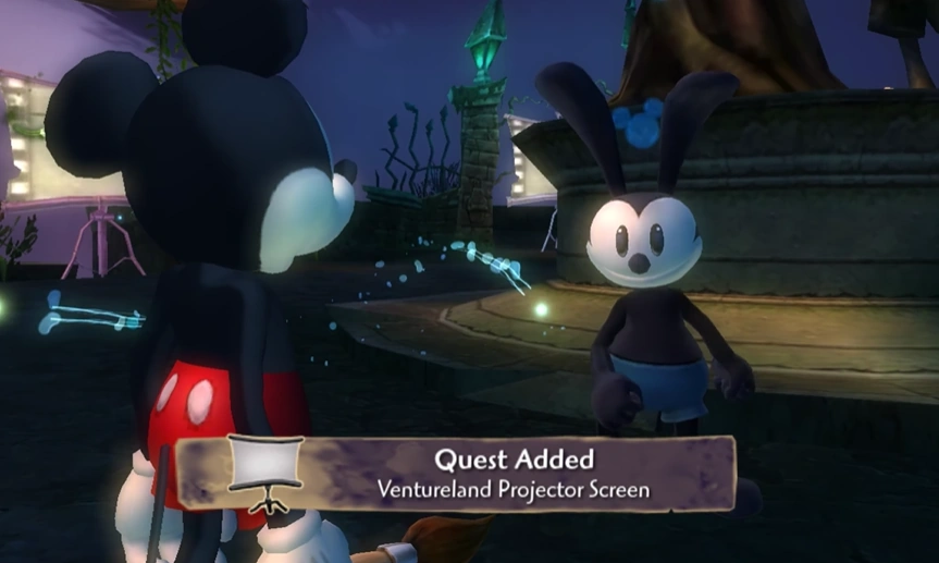Ventureland Projector Screen | Epic Mickey Wiki | Fandom