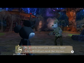 Jim the Puzzled | Epic Mickey Wiki | Fandom