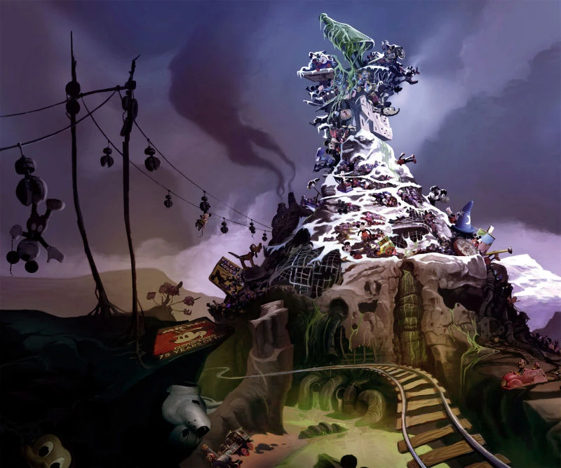 Mickeyjunk Mountain | Epic Mickey Wiki | Fandom