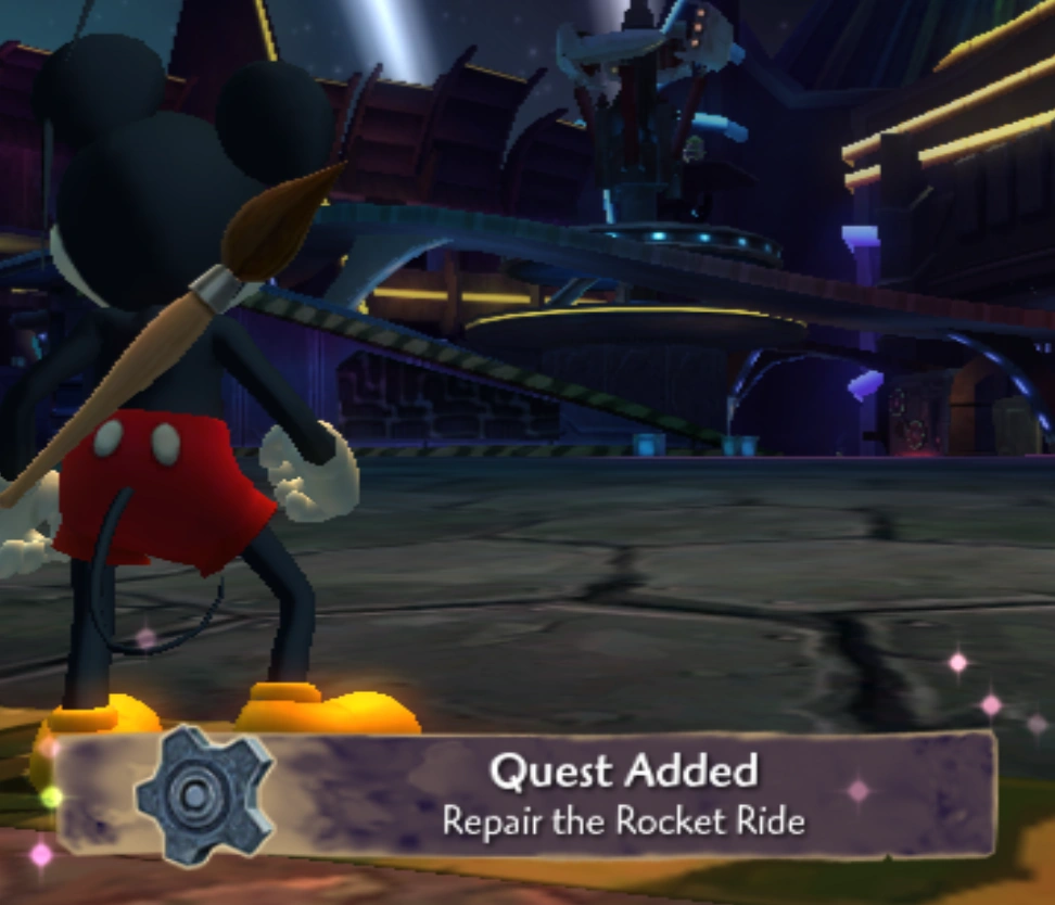 Repair the Rocket Ride | Epic Mickey Wiki | Fandom