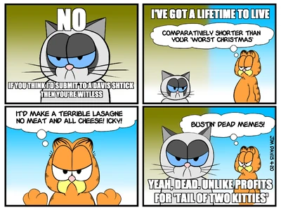 Grumpy Cat Vs Garfield
