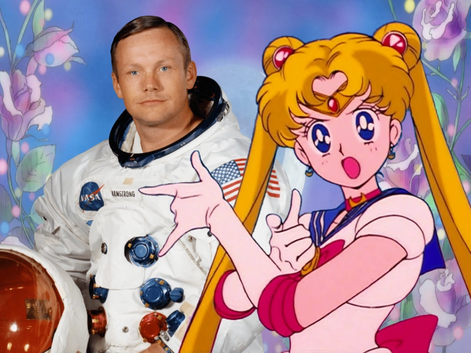 Neil Armstrong Name Animated