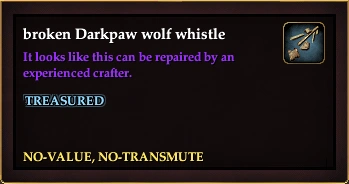 broken Darkpaw wolf whistle | EverQuest 2 Wiki | Fandom