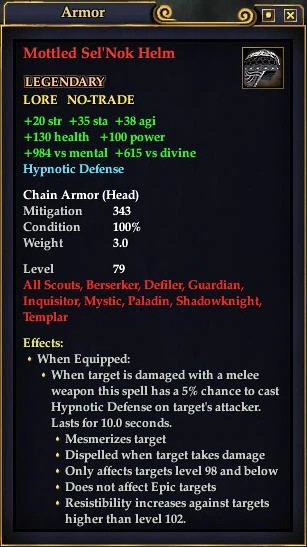 Mottled Sel'Nok Helm | EverQuest 2 Wiki | Fandom
