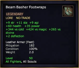 Beam Basher Footwraps | EverQuest 2 Wiki | Fandom