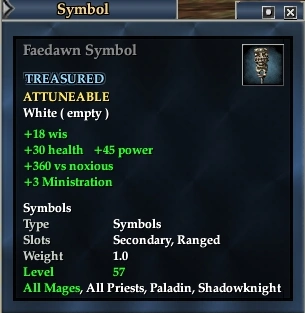 Faedawn Symbol | EverQuest 2 Wiki | Fandom