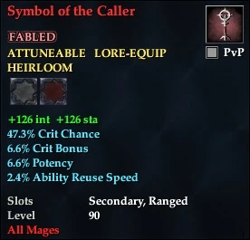 Symbol of the Caller | EverQuest 2 Wiki | Fandom